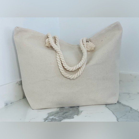Bags | New Extra Large Canvas Tote | Poshmark
